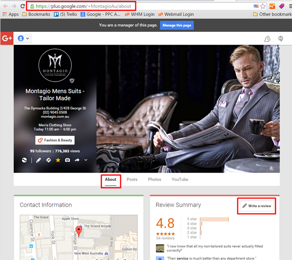 How to write a Google Review | Montagio